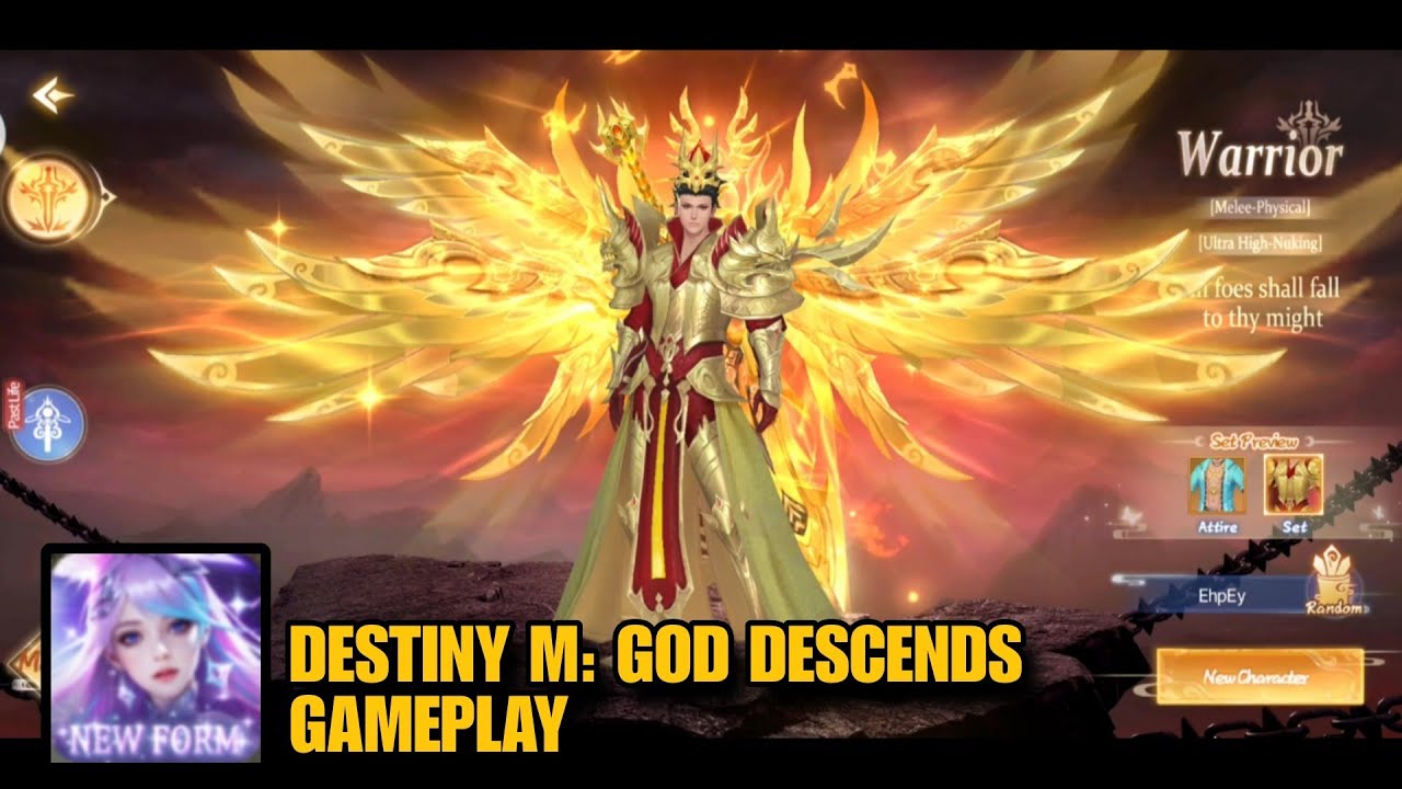 Destiny M: God Descends Mobile Gameplay - YouTube