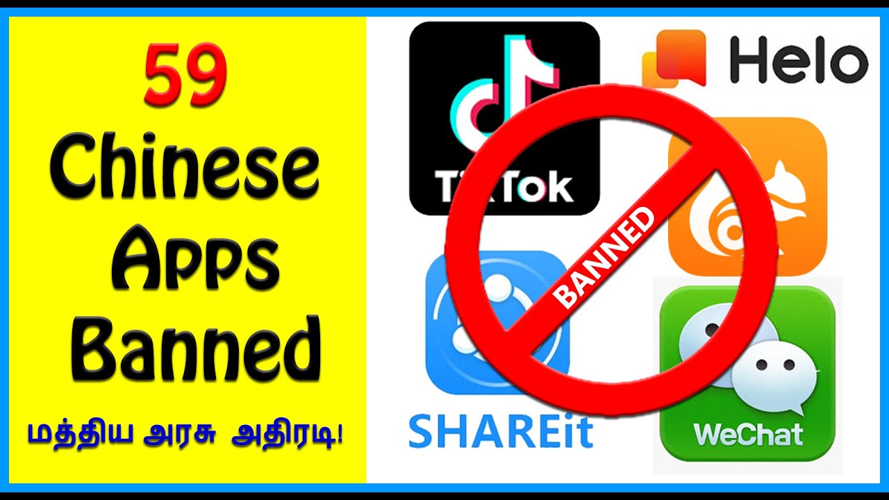 Chinese apps Ban in India | மத்திய அரசு அதிரடி| 59 Chinese appsக்கு தடை ...
