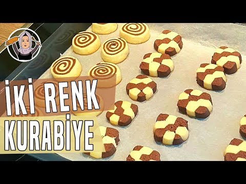 İki Renkli Kurabiye Tarifi | Hatice Mazı ile Yemek Tarifleri