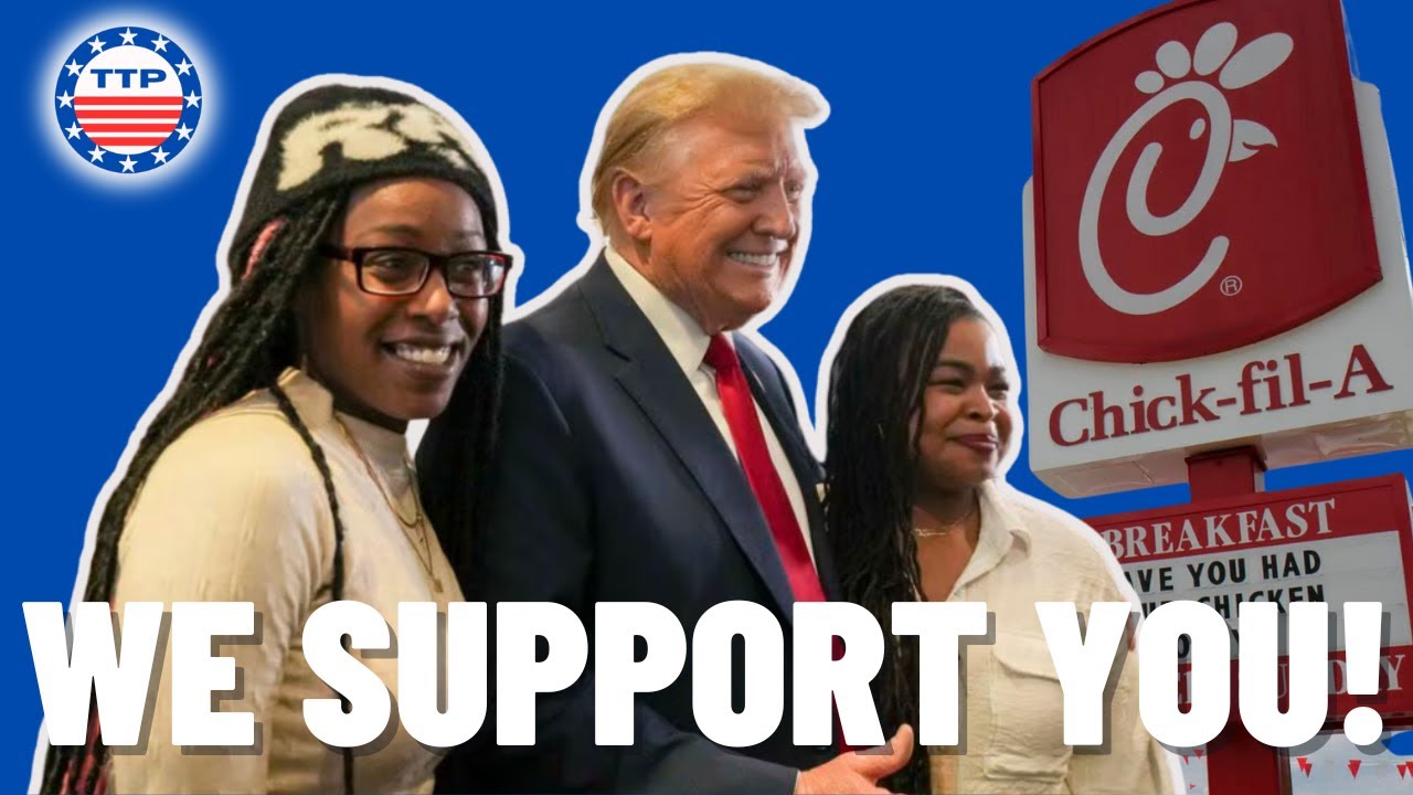TRUMP Visits CHICK FIL A In Atlanta/ Complete Video - YouTube
