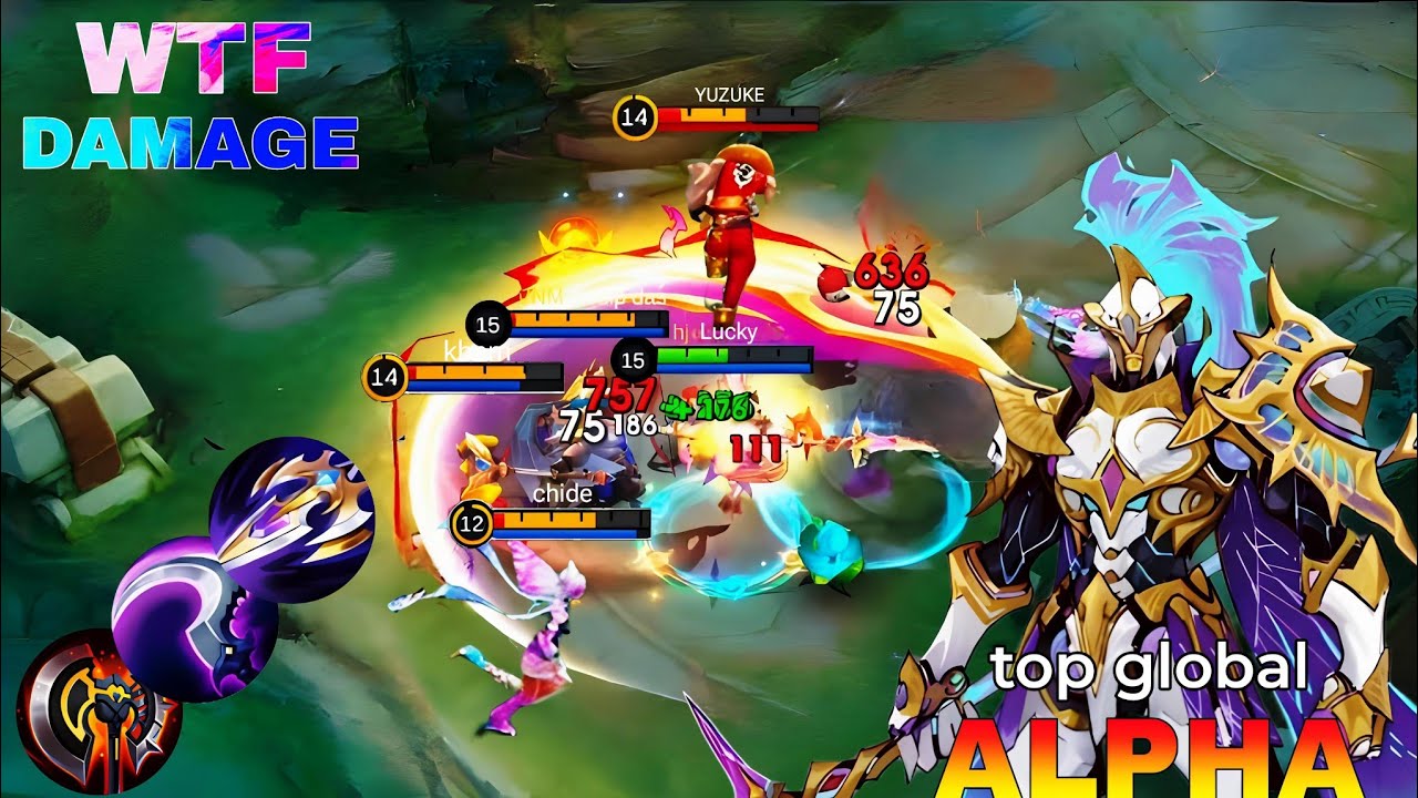 ALPHA 1 HIT BUILD IS BACK ! ALPHA BEST BUILD AND EMBLEM 2025 ! MLBB ...