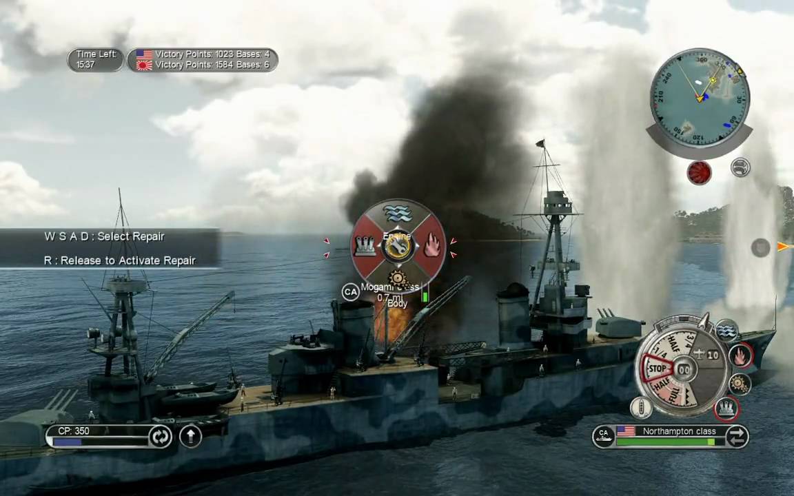 Battlestations Pacific Demo Capture - Fleet Action (Part 1) - YouTube