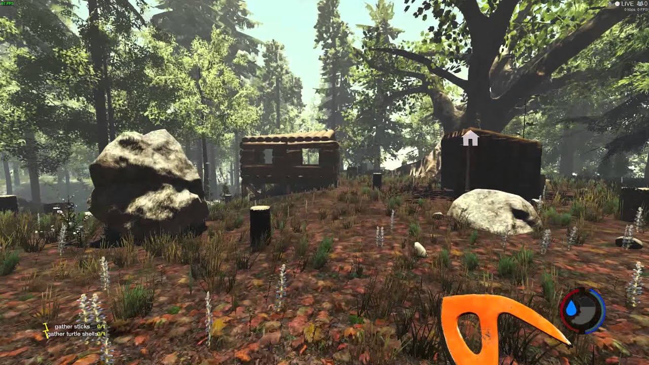 The Forest update 0.16 draw distance too low with exp walls - YouTube