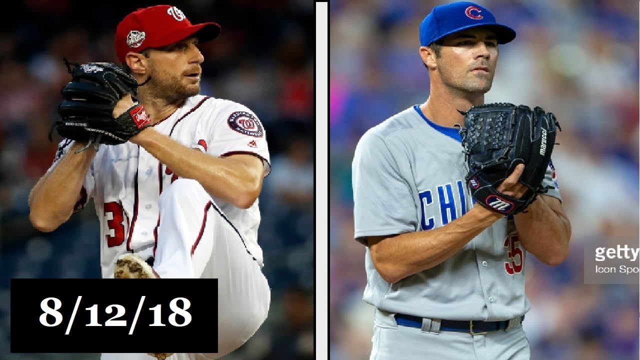 Washington Nationals vs Chicago Cubs Highlights || August 12, 2018 ...