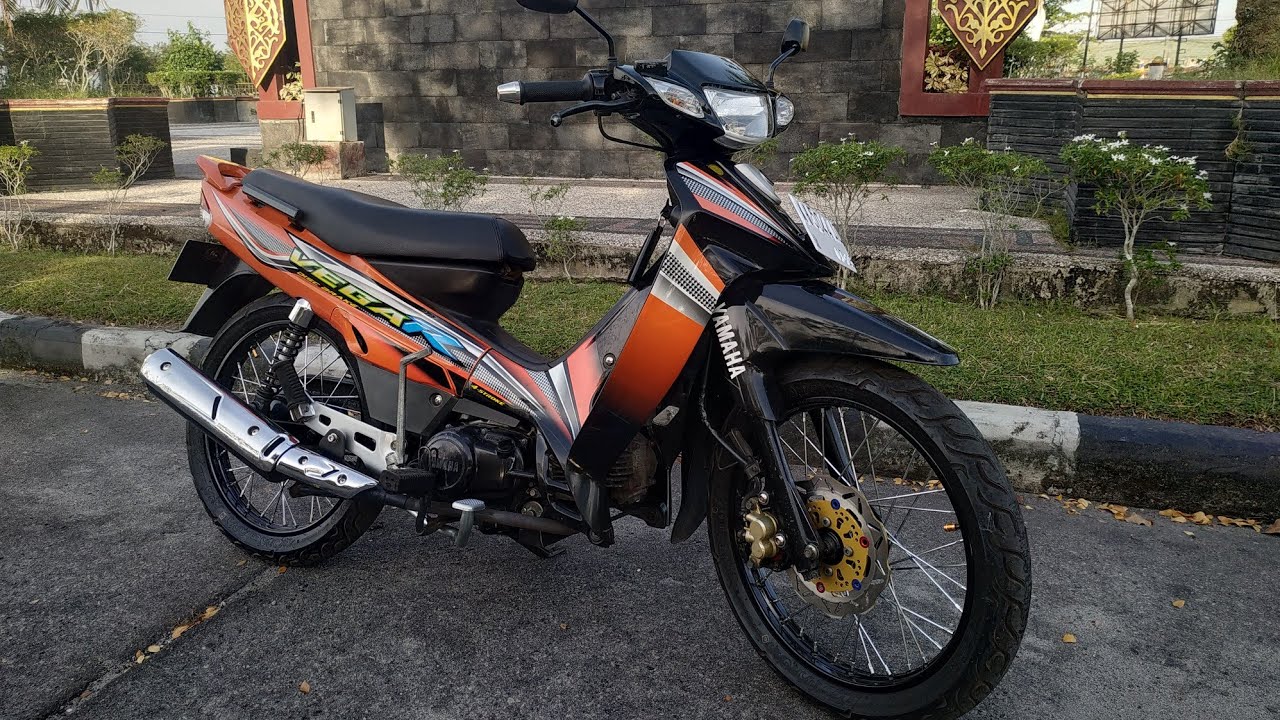 Vega R Tahun 2005 Hitam Orange | Modifikasi Standar - YouTube