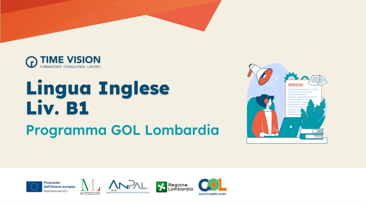 Lingua Inglese (Livello B1) - Programma GOL Lombardia - YouTube