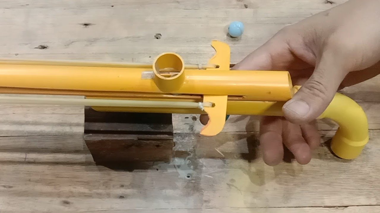 Unique DIY slingshot - Make the best and powerful slingshot from PVC ...