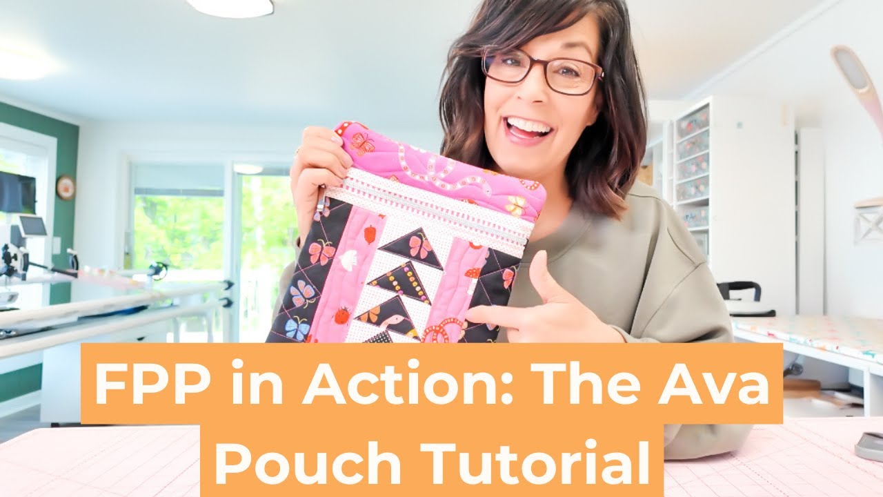 This Pouch? FOUNDATION. PAPER. PIECED. Make the Ava Pouch Step-by-Step ...
