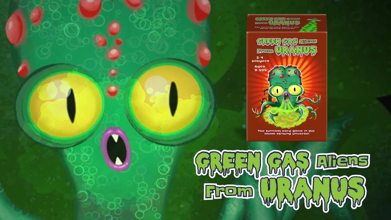Green Gas Aliens Card Game Promo - YouTube
