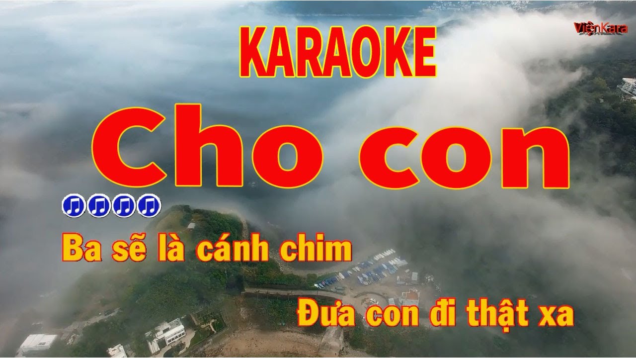 Cho con karaoke|Cho con beat - YouTube