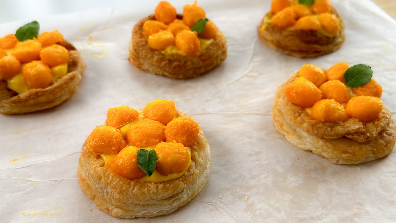 Only 3- Ingredients required to make this fancy mango dessert! - YouTube