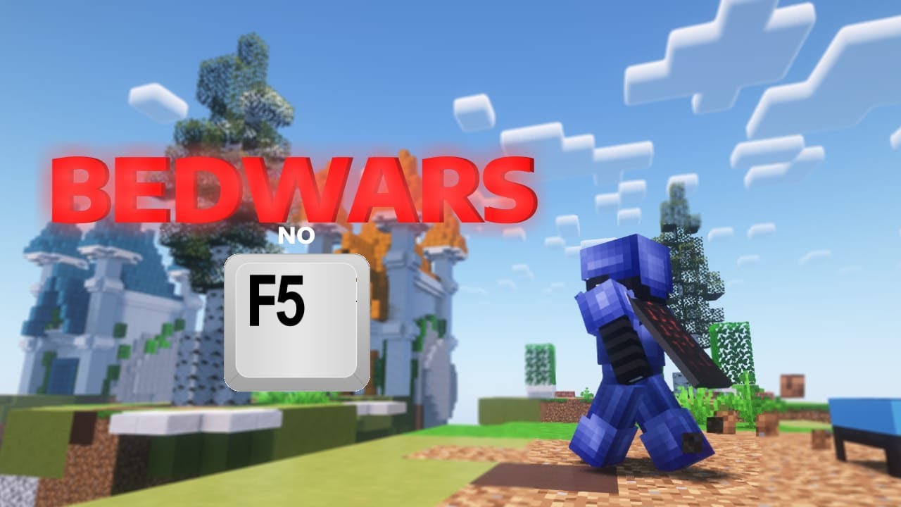 Jogando Bed Wars, mais eu jogo no F5 ! - YouTube