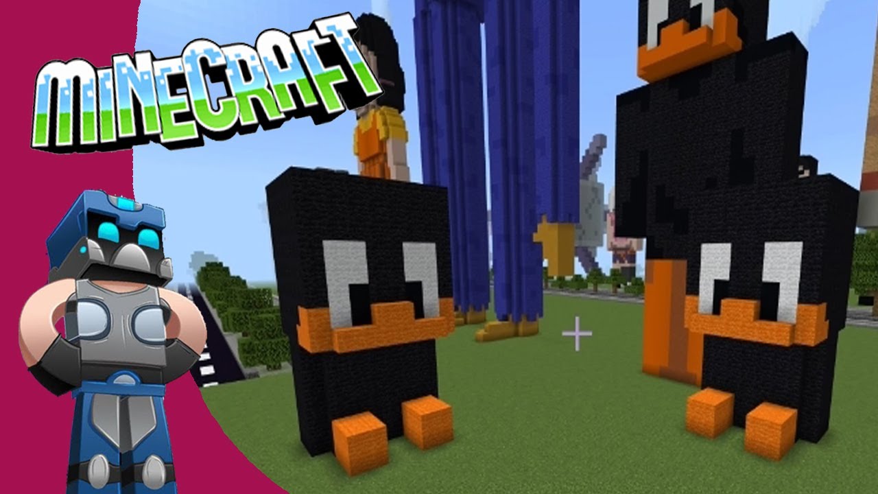 Minecraft: Como hacer Pato Lucas Peluche Tutorial - YouTube