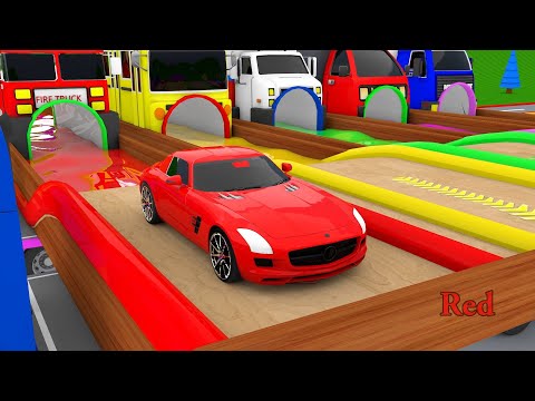 Learn Colors for Children with Color Change Cars - Street Vehicles ...