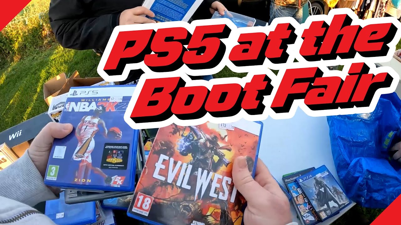 Finding PS5 Games at the Boot Fair - Video Game Hunting - YouTube