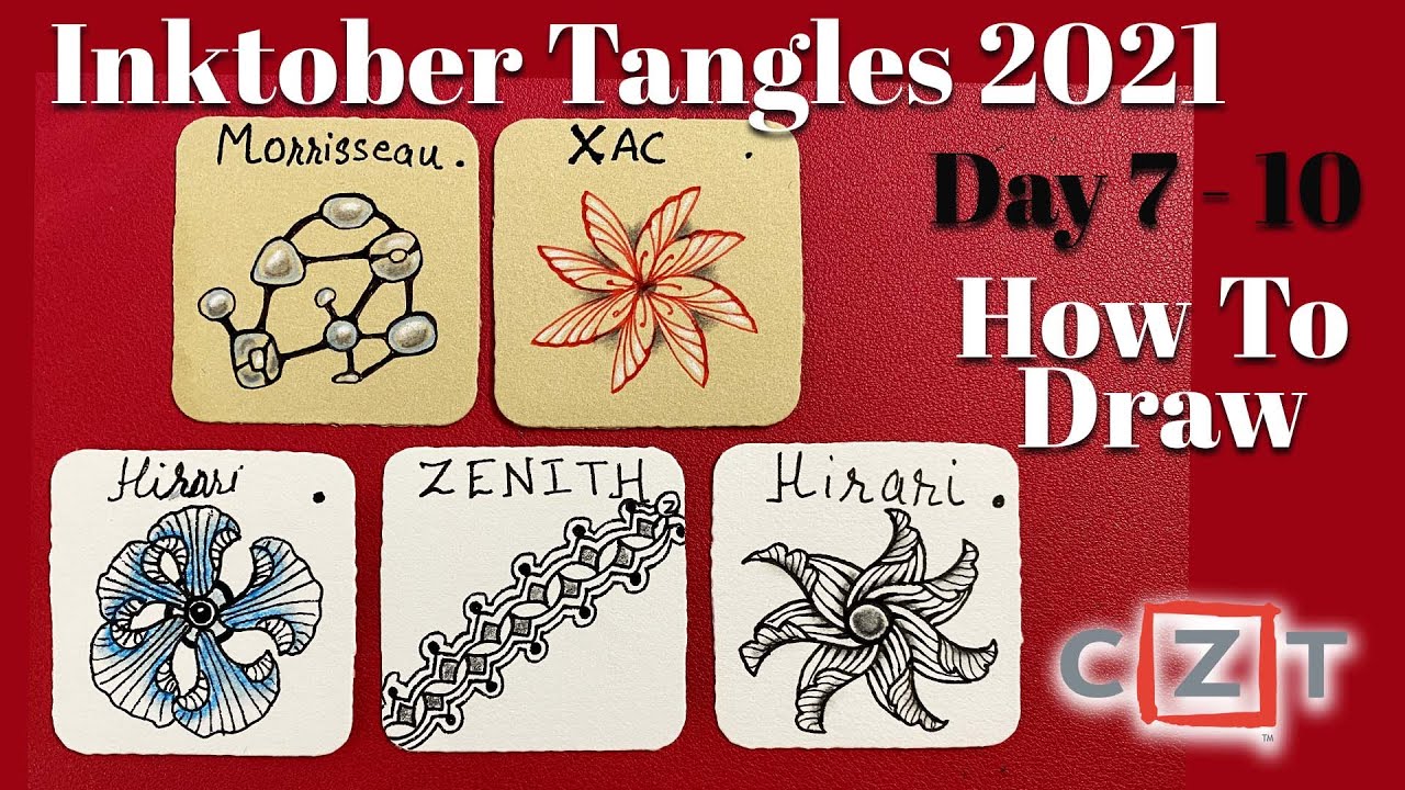 How to draw - InkoberTangles 2021 | Day 7 - 10 | Morrisseau, Xac ...