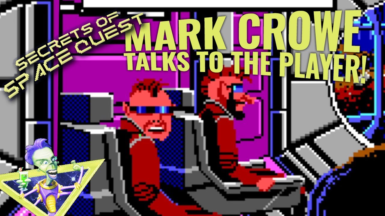 Mark Crowe SPEAKS TO THE PLAYER in Space Quest III - YouTube