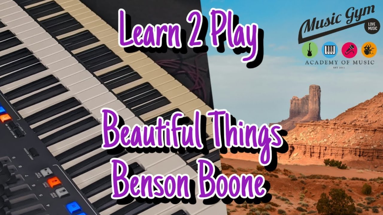 Learn 2 Play Beautiful Things by Benson Boone - YouTube