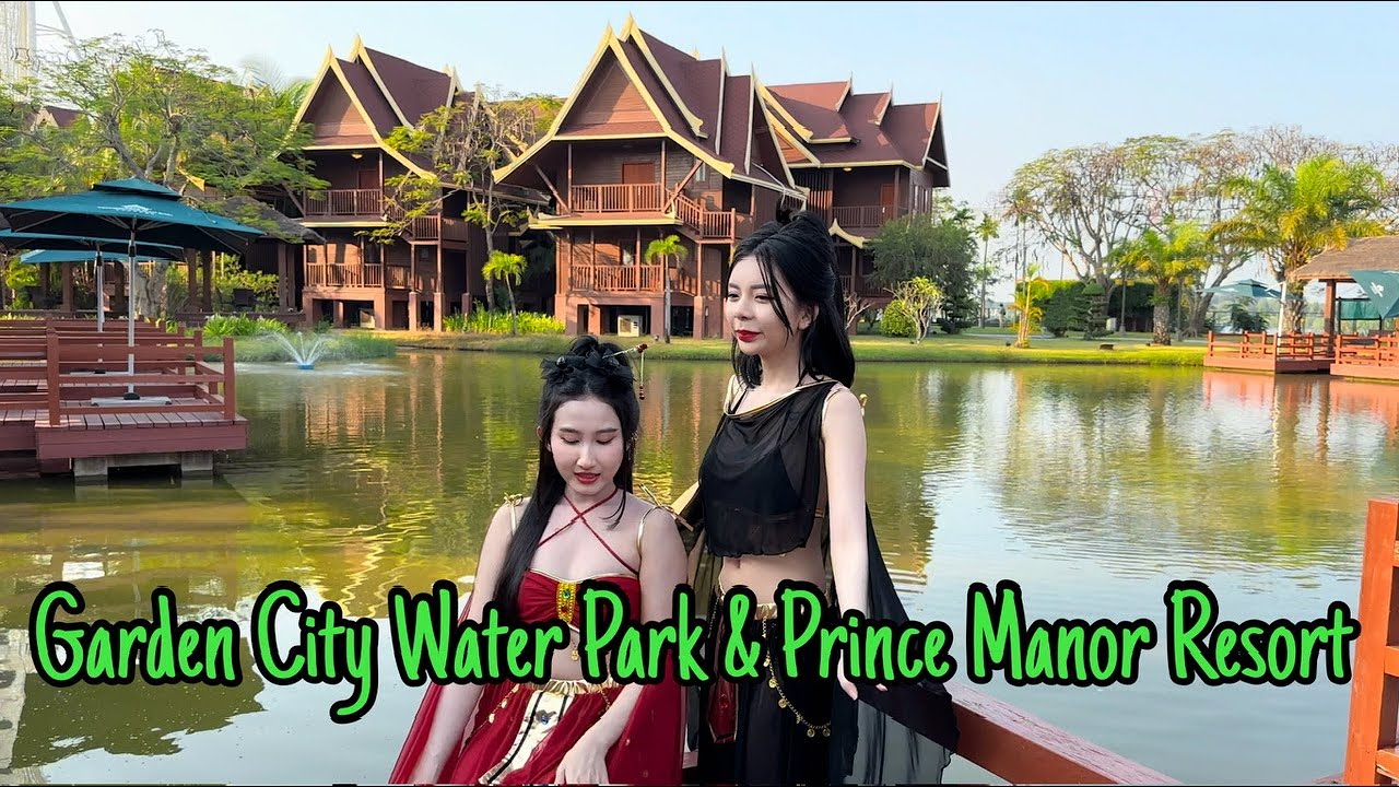 Garden City Water Park and Prince Manor Resort, Cambodia - YouTube