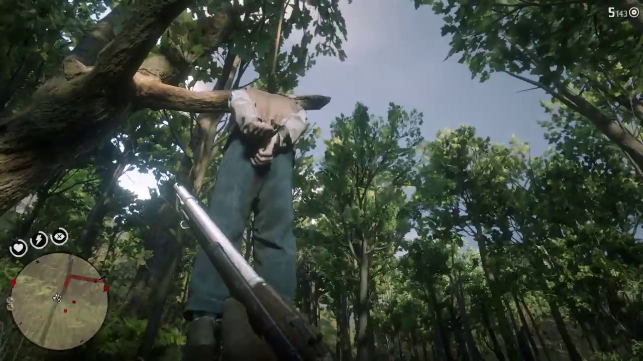 Red Dead Redemption 2 - Hanged Man Encounter (Surprise Robbery) - YouTube