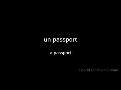 French Airport Vocabulary - YouTube