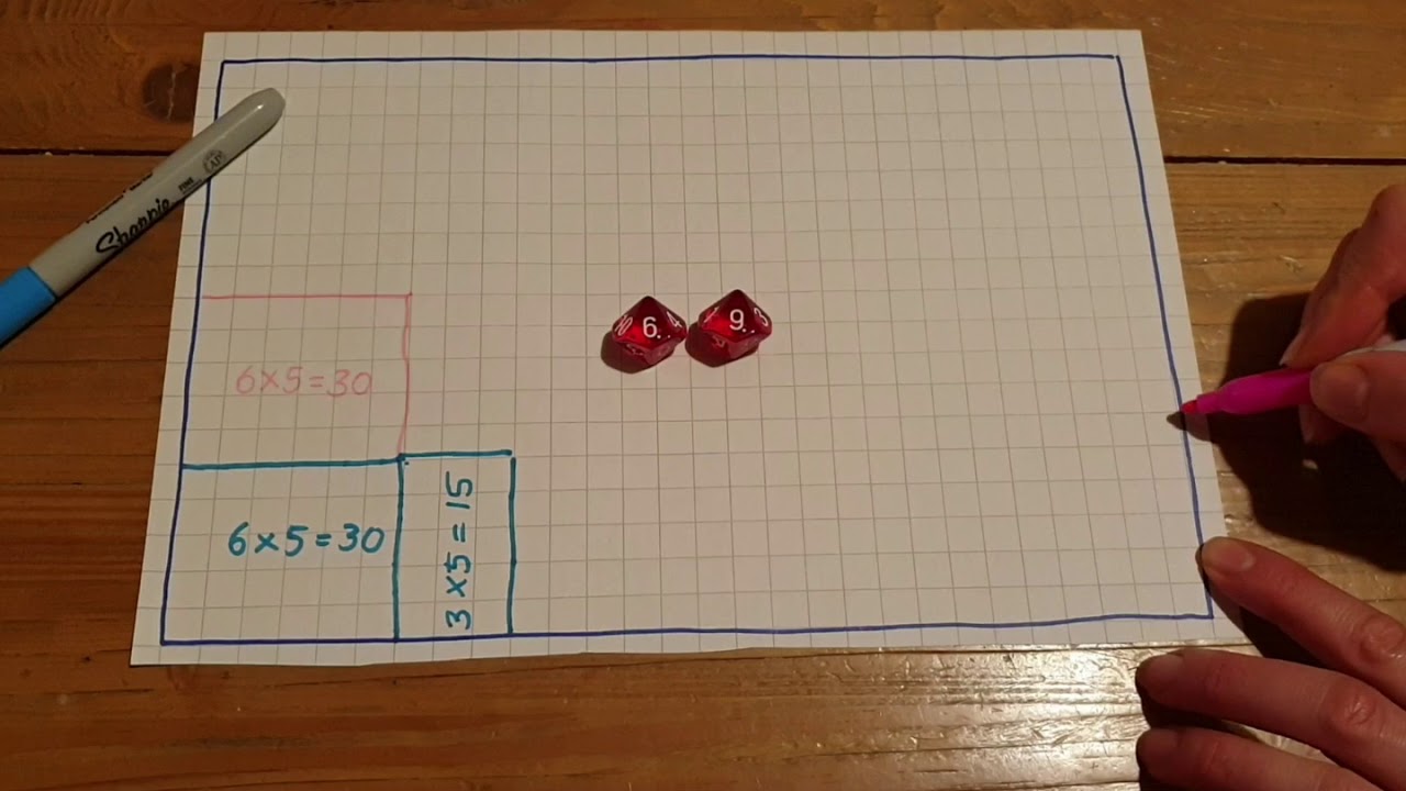 Times tables practice - Area fill game - YouTube