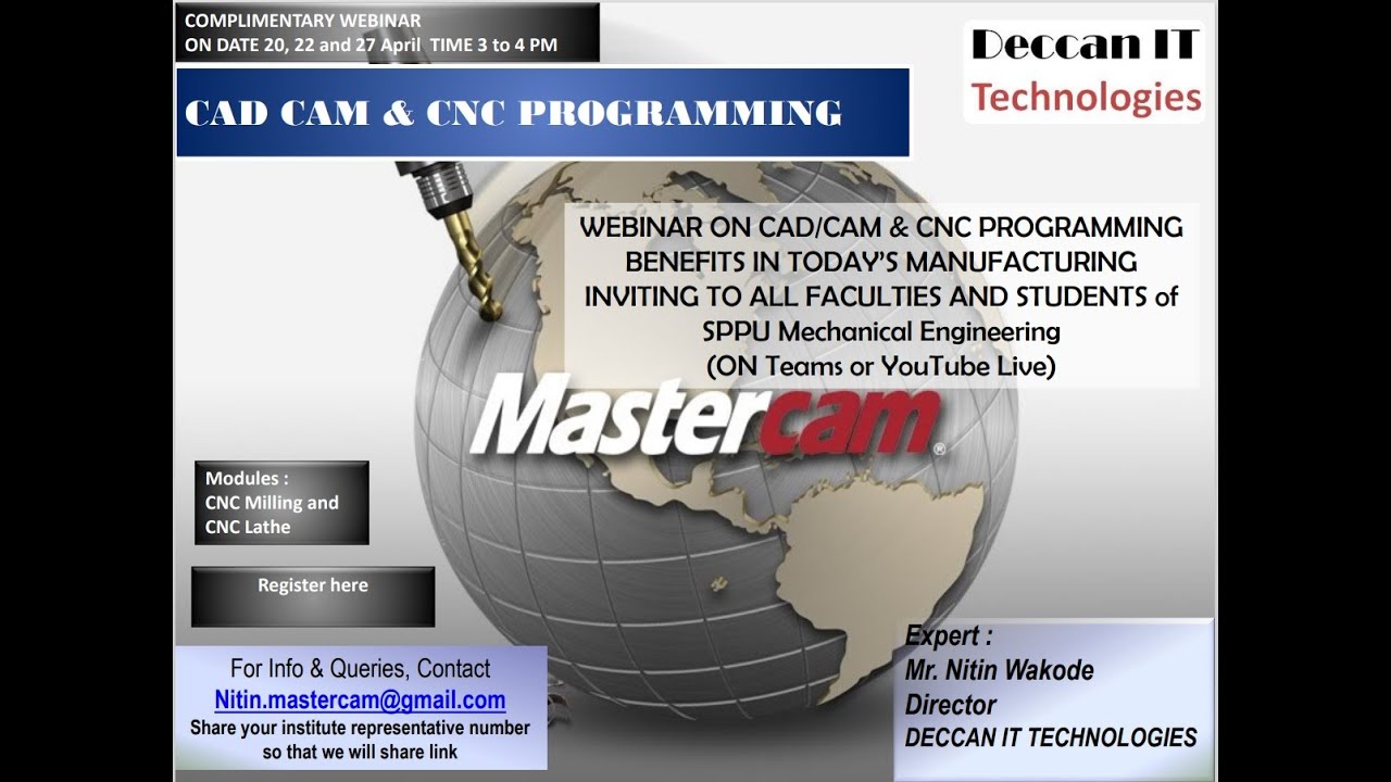 Mastercam Training Session - YouTube