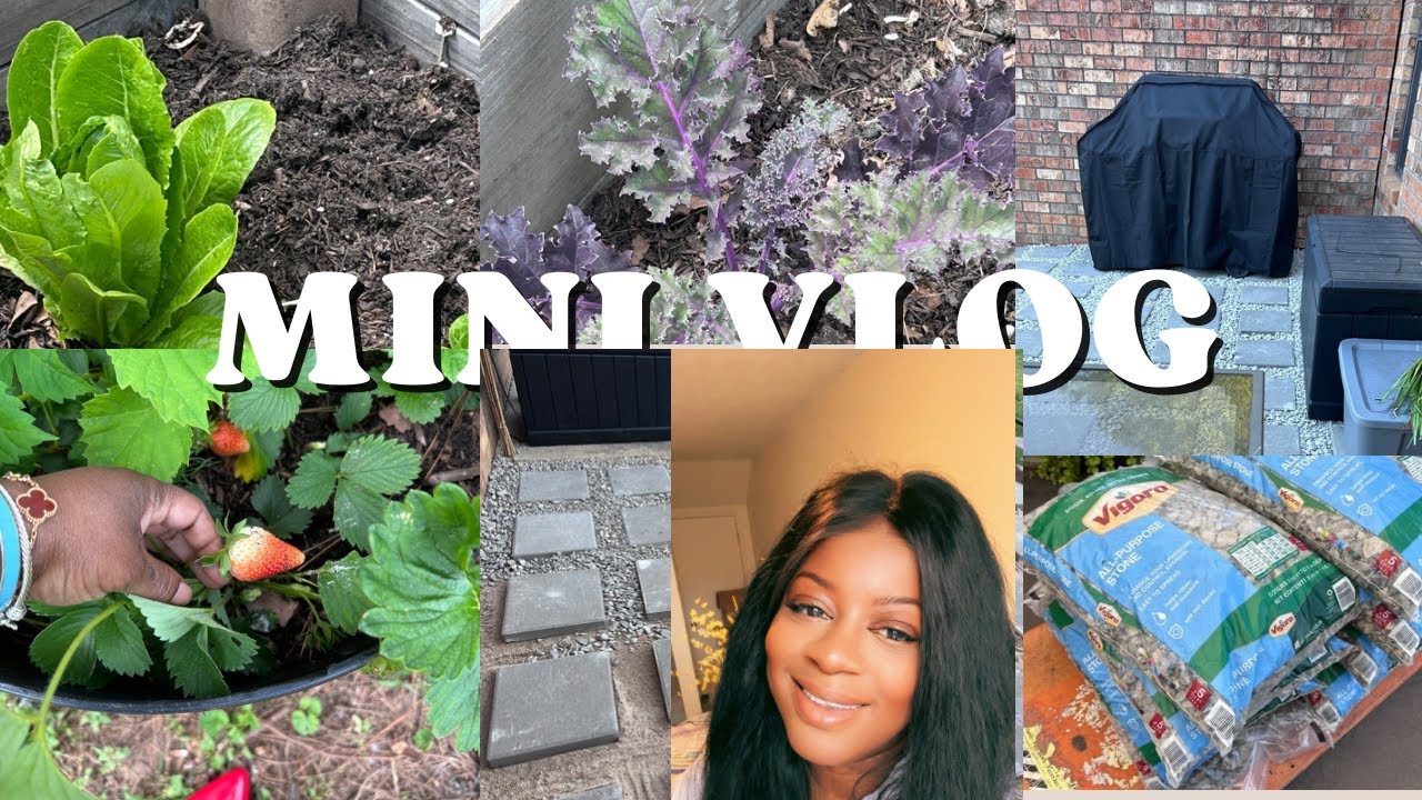 Vlog: Gardening and mini backyard make over. - YouTube
