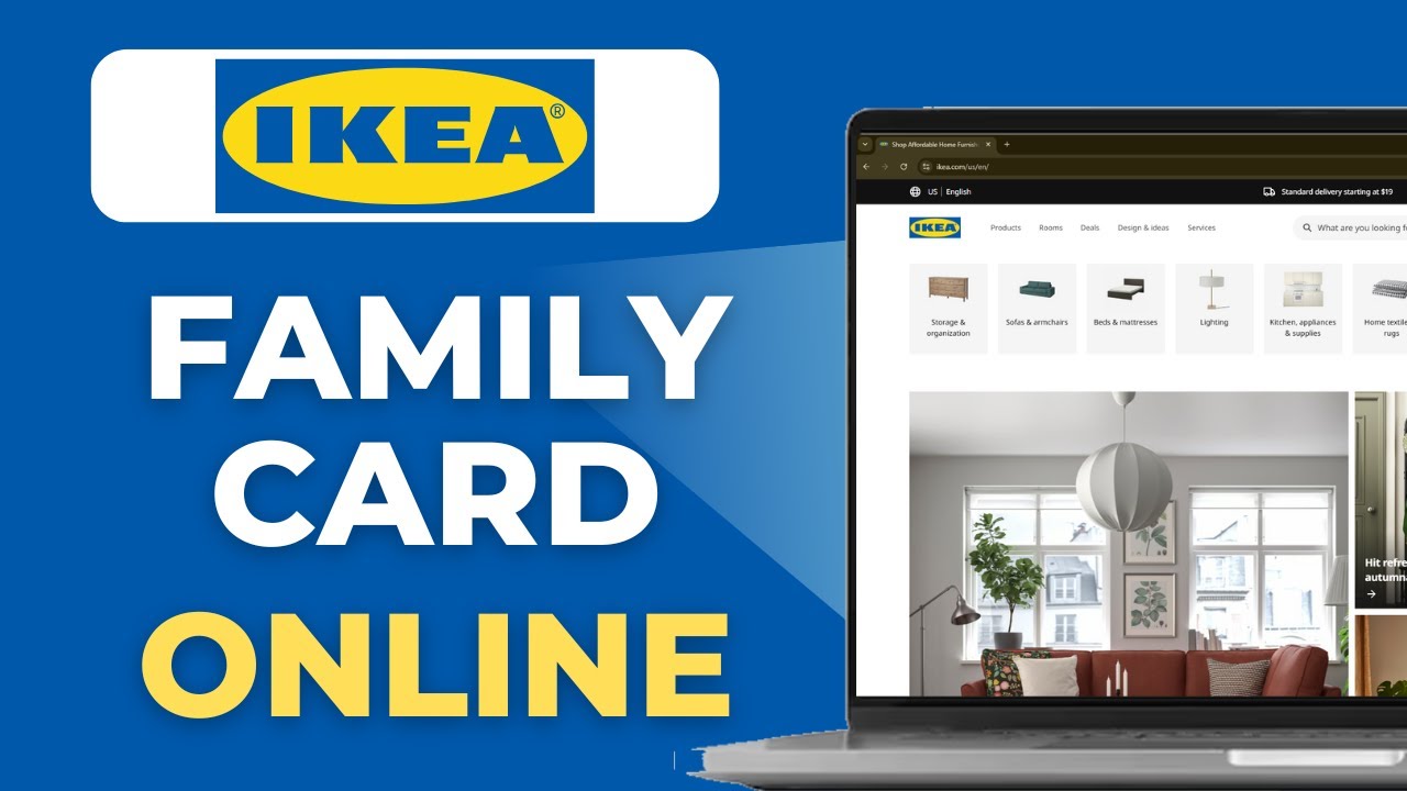 How To Use Ikea Family Card Online - YouTube
