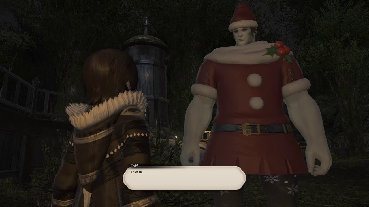 FINAL FANTASY XIV Christmas event 2017 - YouTube