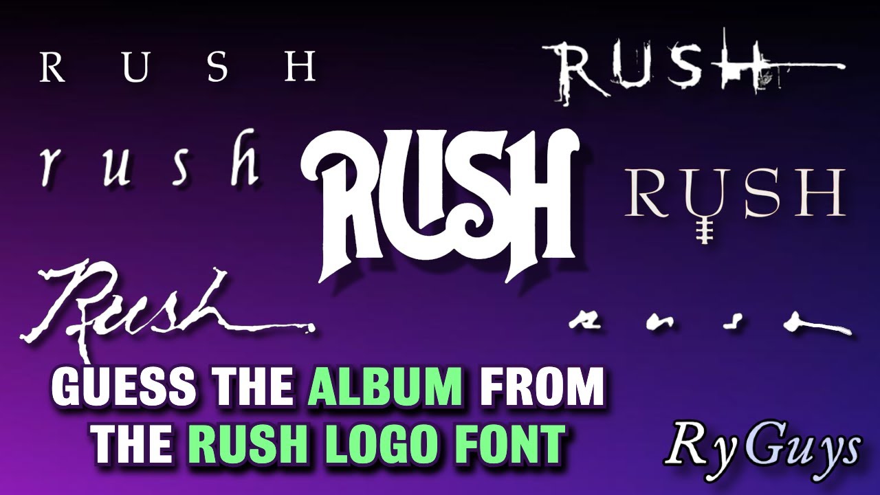 RyGuys: Guess the Album from the Rush Logo Font - YouTube