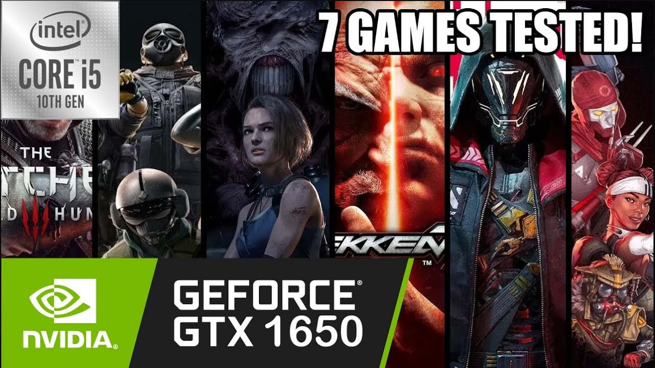 7 GAMES TESTED ON GTX 1650 | i5 10300H | - YouTube