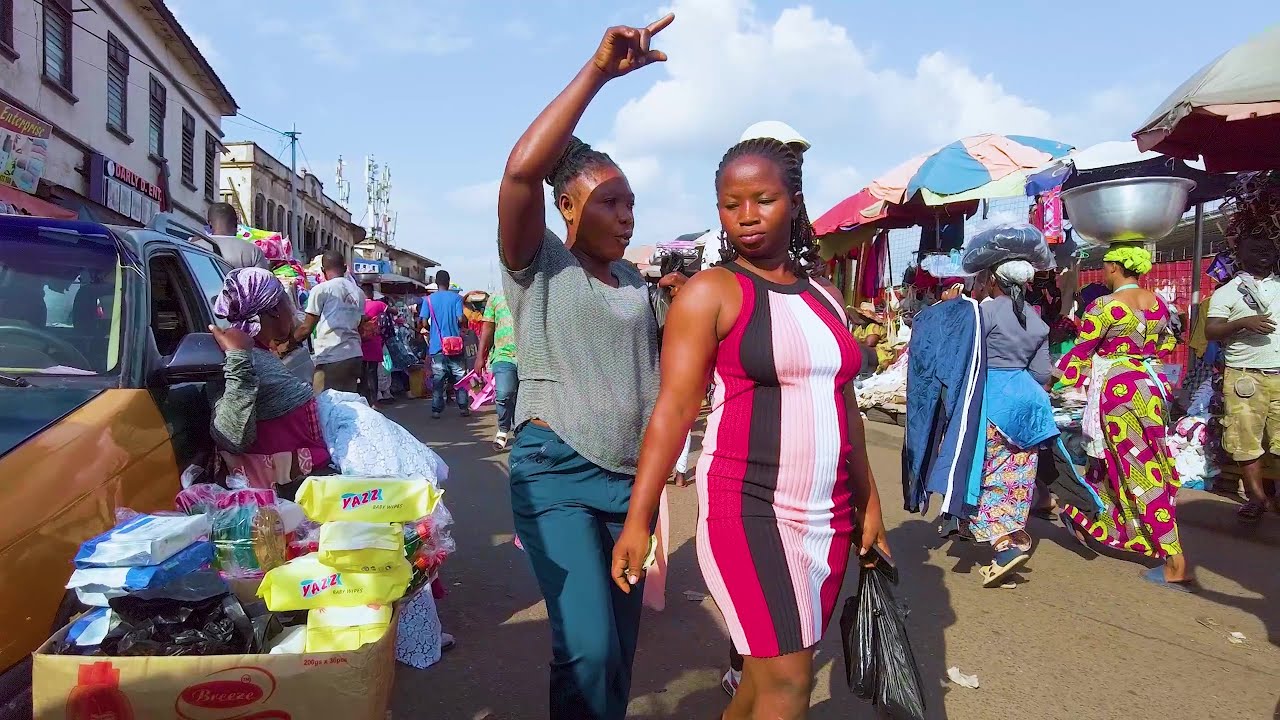 AMAZING KUMASI AFRICA BIGGEST OPEN MARKET GHANA - YouTube