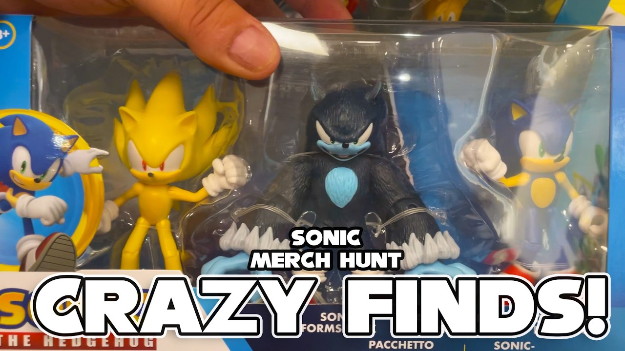 I Found The RAREST Sonic Action Figures Ever Made! Sonic Merch Hunting ...