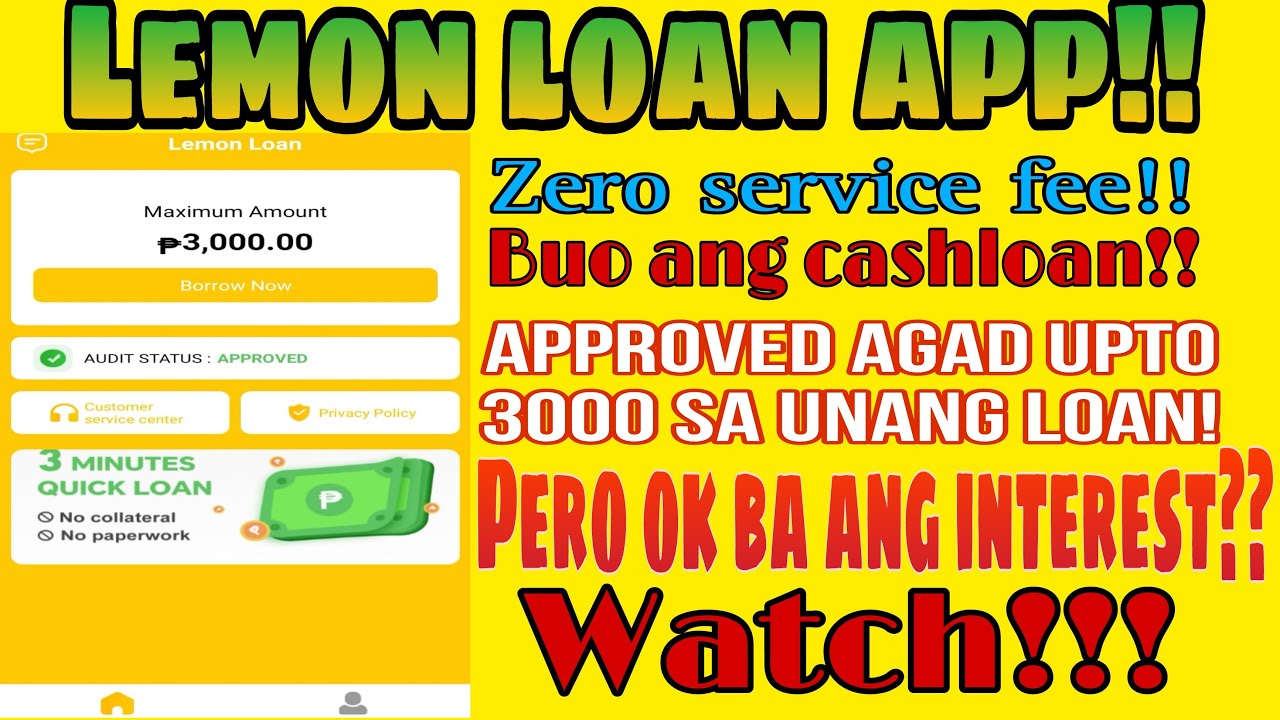 Approved agad ang unang loan upto 3,000??Ok ba ang interest??? - YouTube