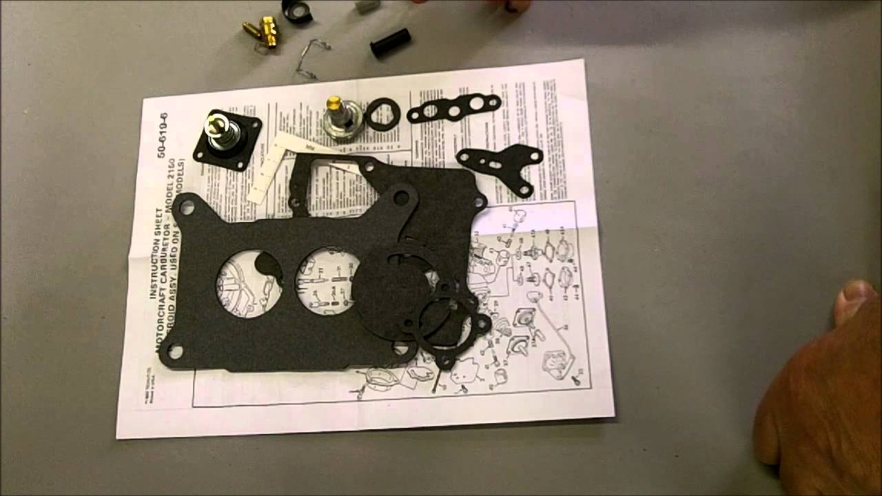 Motorcraft 2150 2 Barrel Carburetor Kit K6147 - YouTube