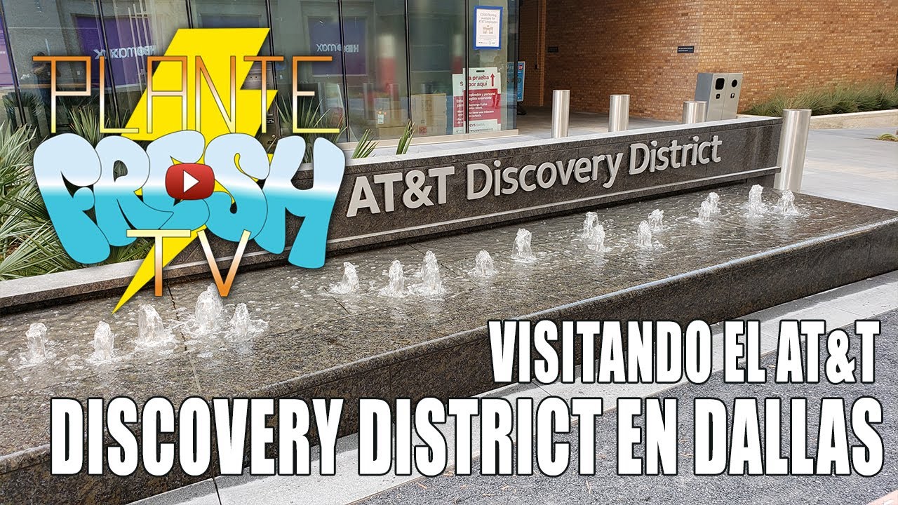 Viendo que hay en el AT&T Discovery District en el centro de Dallas ...