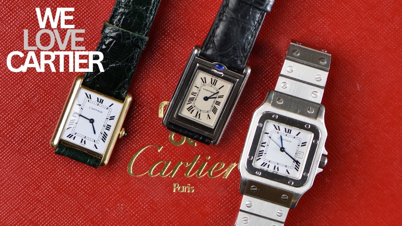 Cartier Has The coolest Watches! The Cartier Tank, Santos, And ...