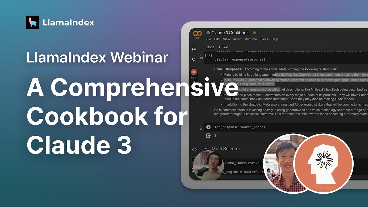 A Comprehensive Cookbook for Claude 3 - YouTube