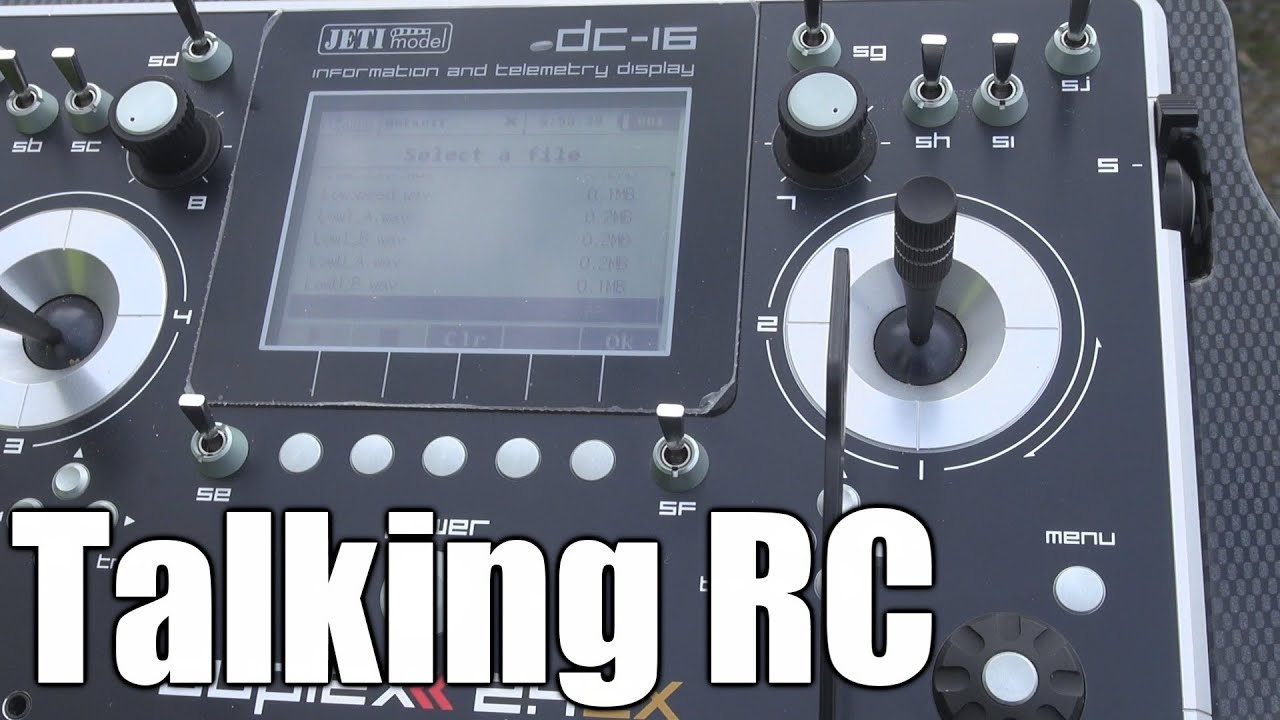 The talking RC system for RC planes - YouTube