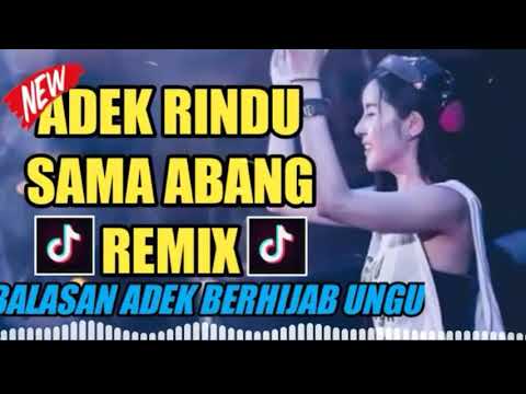 DJ ADEK RINDU SAMA ABANG BALASAN ADEK CANTIK BERHIJAB UNGU.