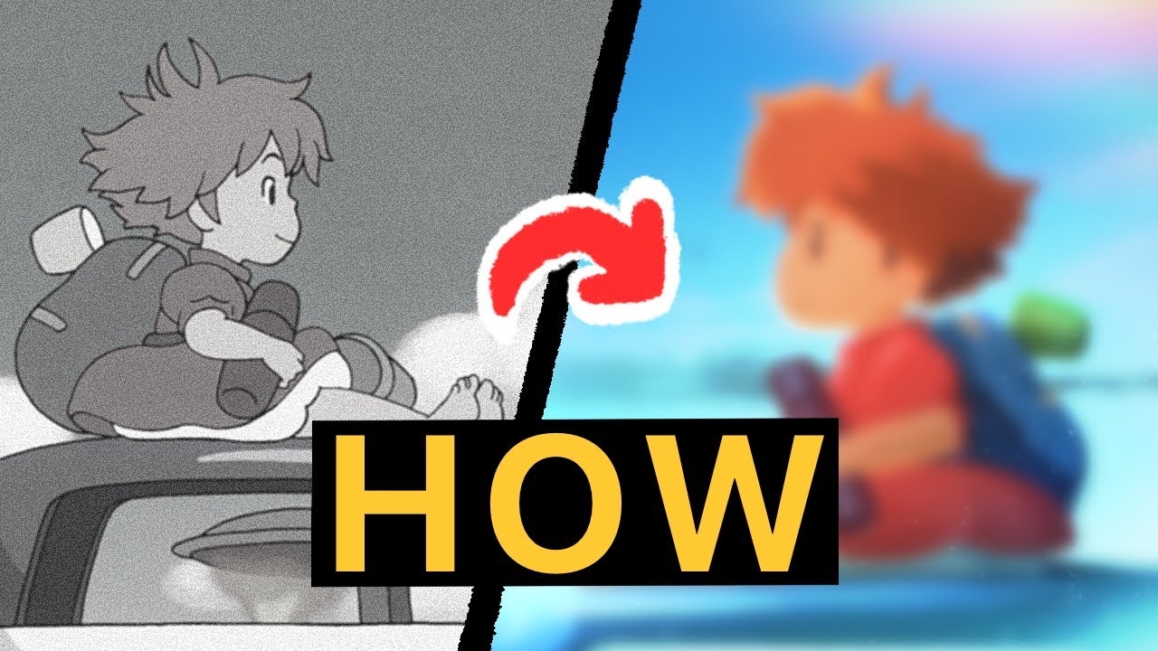 How I turned this STUDIO GHIBLI scene into a MASTERPIECE - YouTube