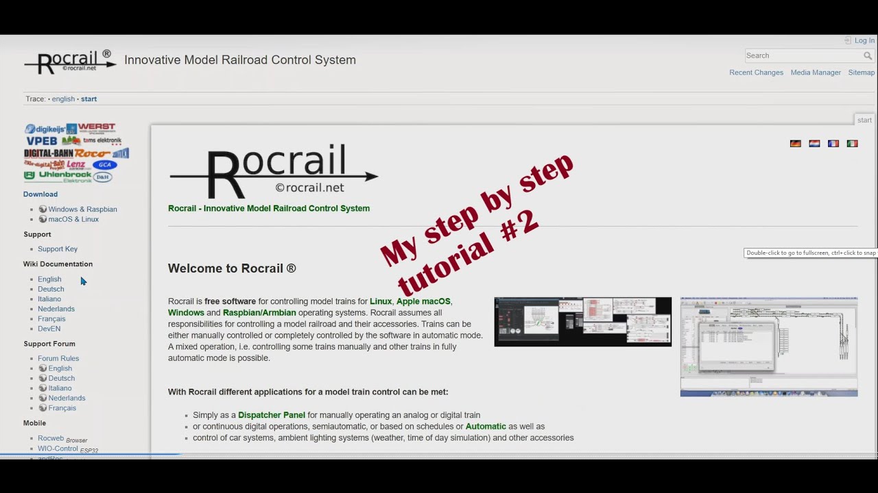 Rocrail My step by step tutorial #2 - YouTube