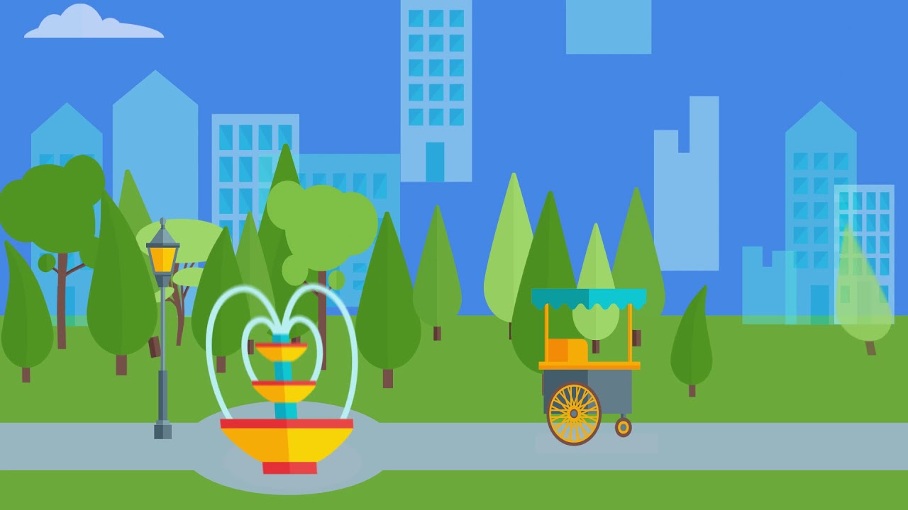 PARK MOTION GRAPHICS ANIMATION - YouTube