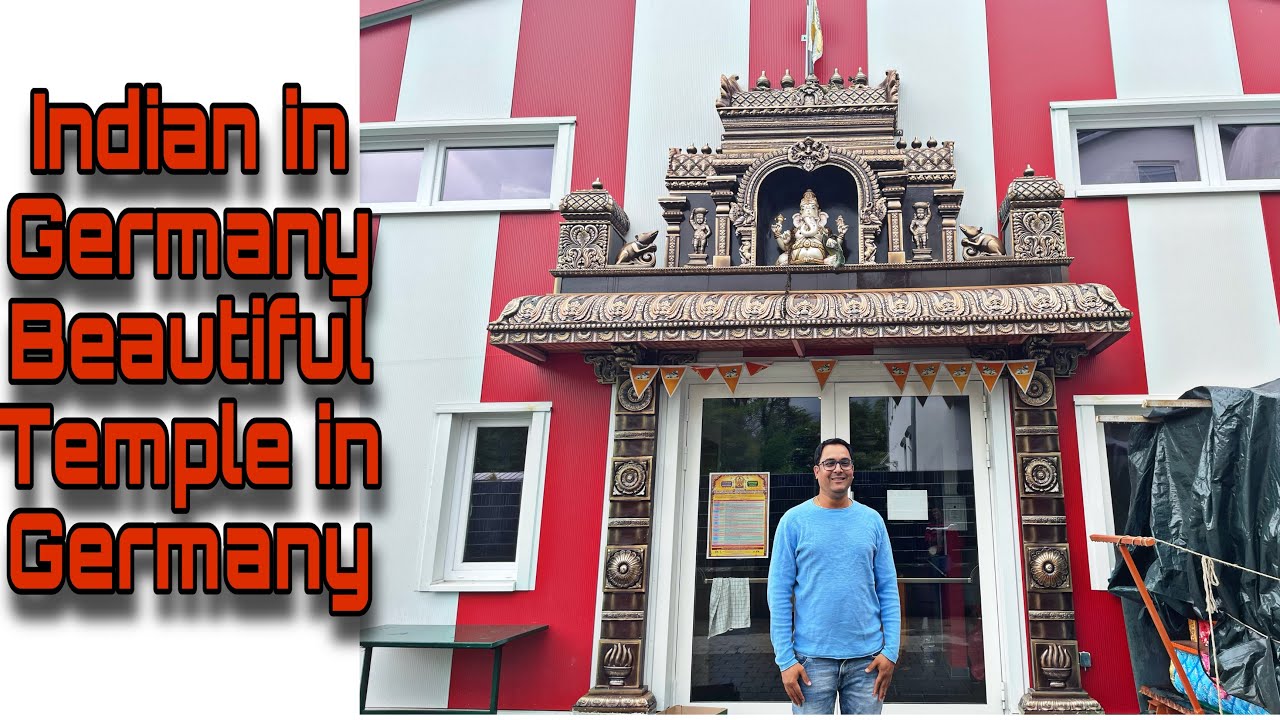 Indian in German #templeinGermany #jaishreeram - YouTube