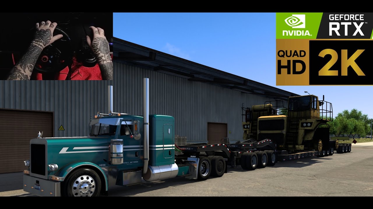 Quarry Dump Truck Chassis hauling | Realistic Driving | ATS # ...