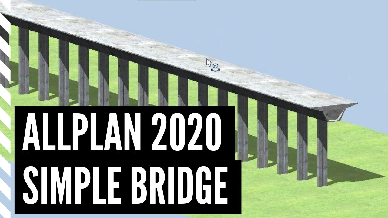 Tutorial ALLPLAN 2020 - Membuat Jembatan Hanya 9 Menit - YouTube