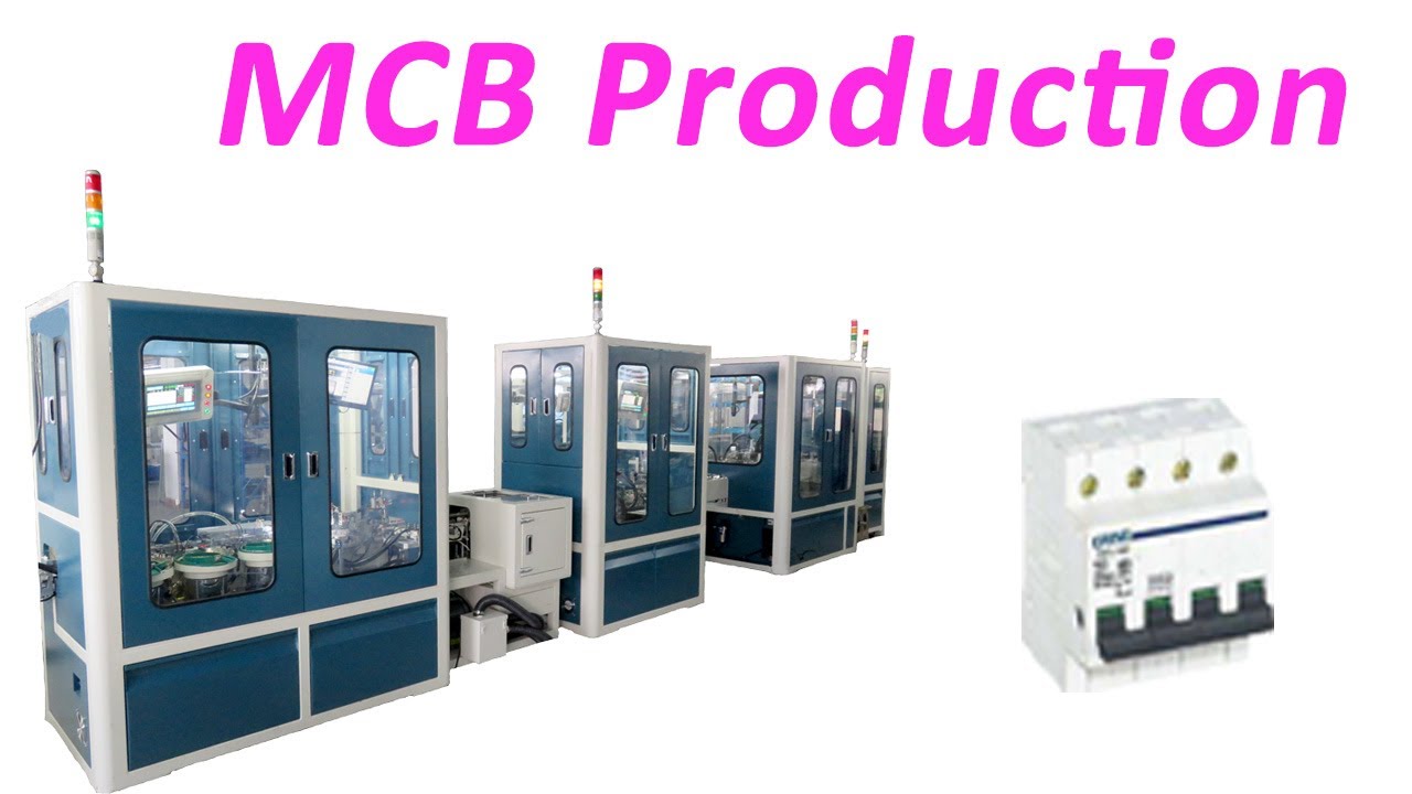 MCB Miniature Circuit Breaker Automatic Assembly Line Automation ...