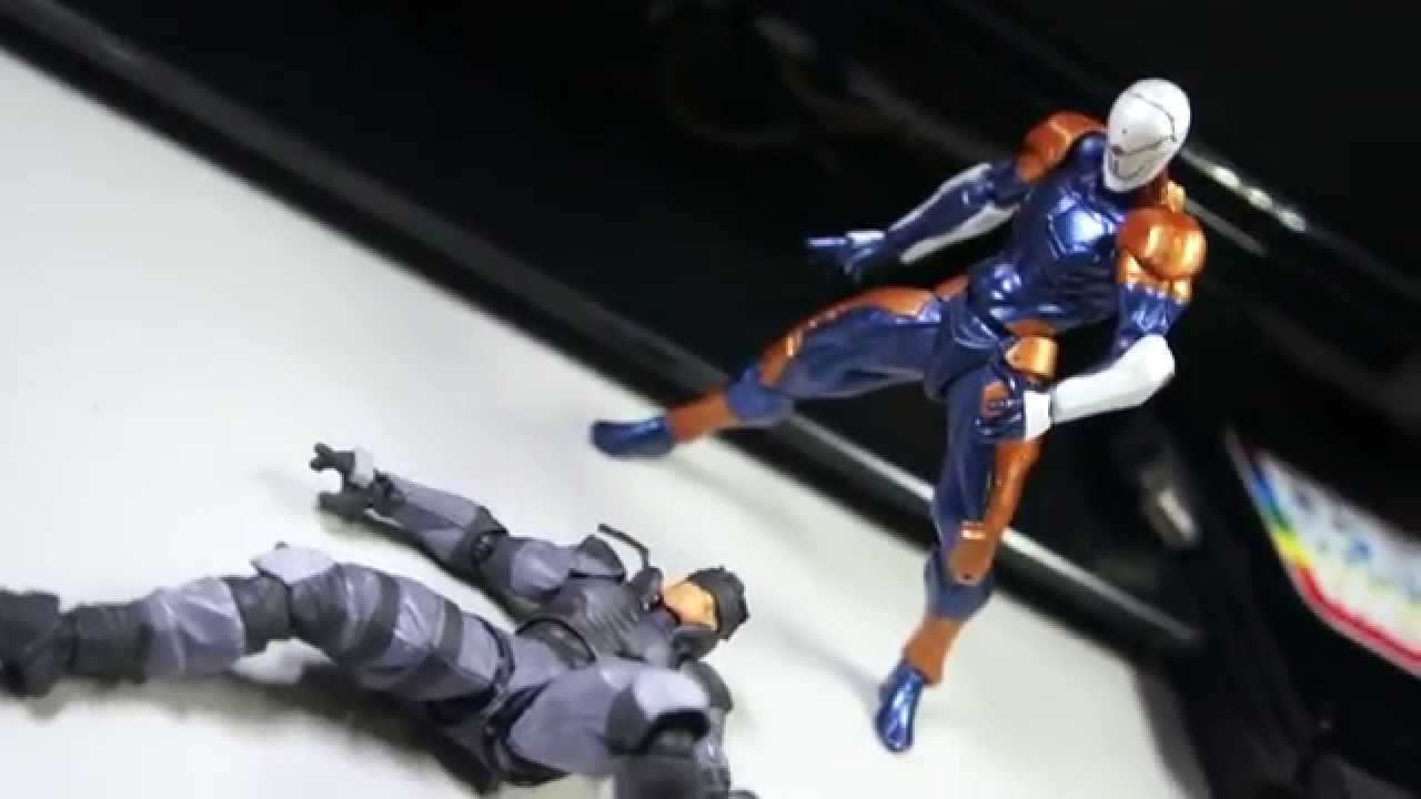 Revolmini Solid Snake vs Cyborg Ninja (ACBA in Motion) [missing sfx ...