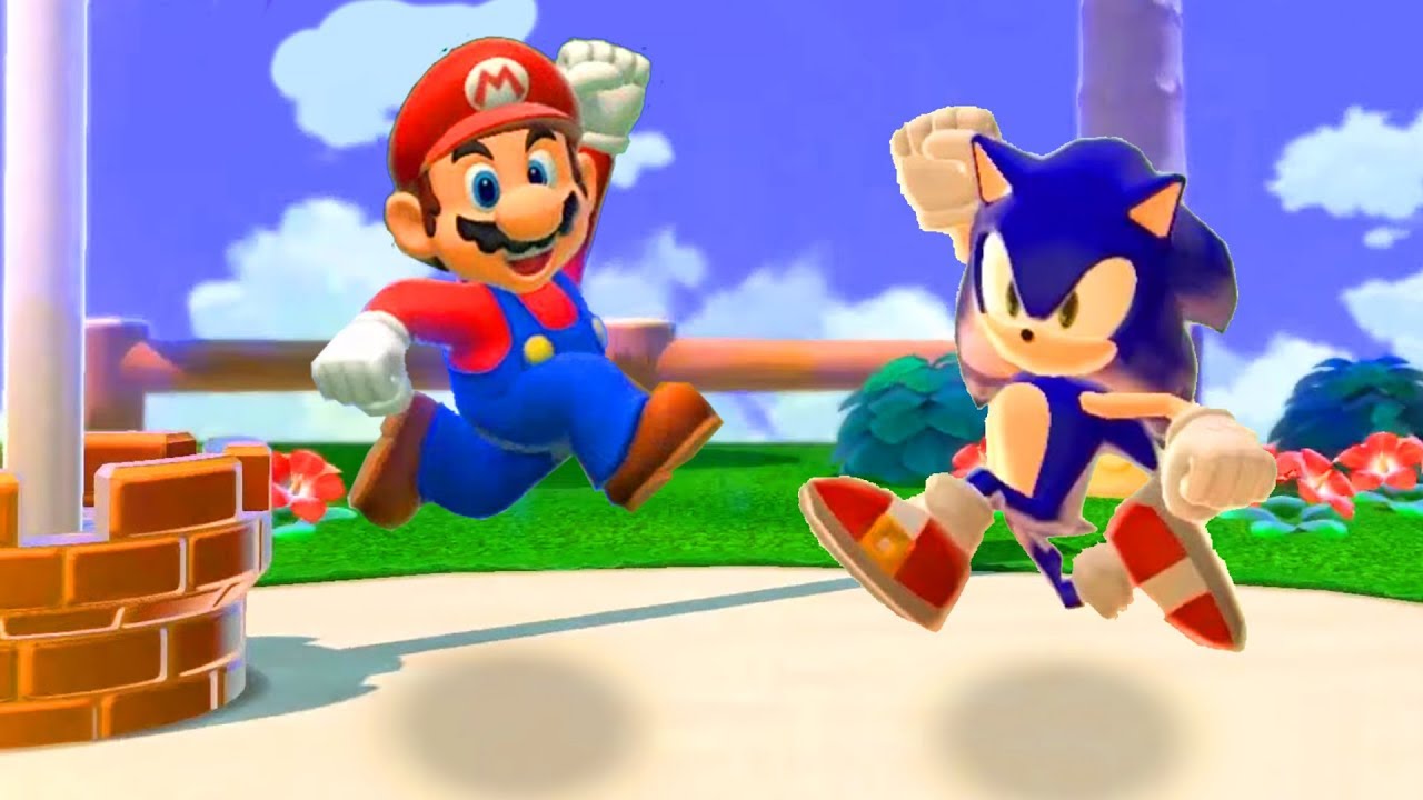 Super Mario & Sonic 3D World - World 5 (100% Full Game) - YouTube